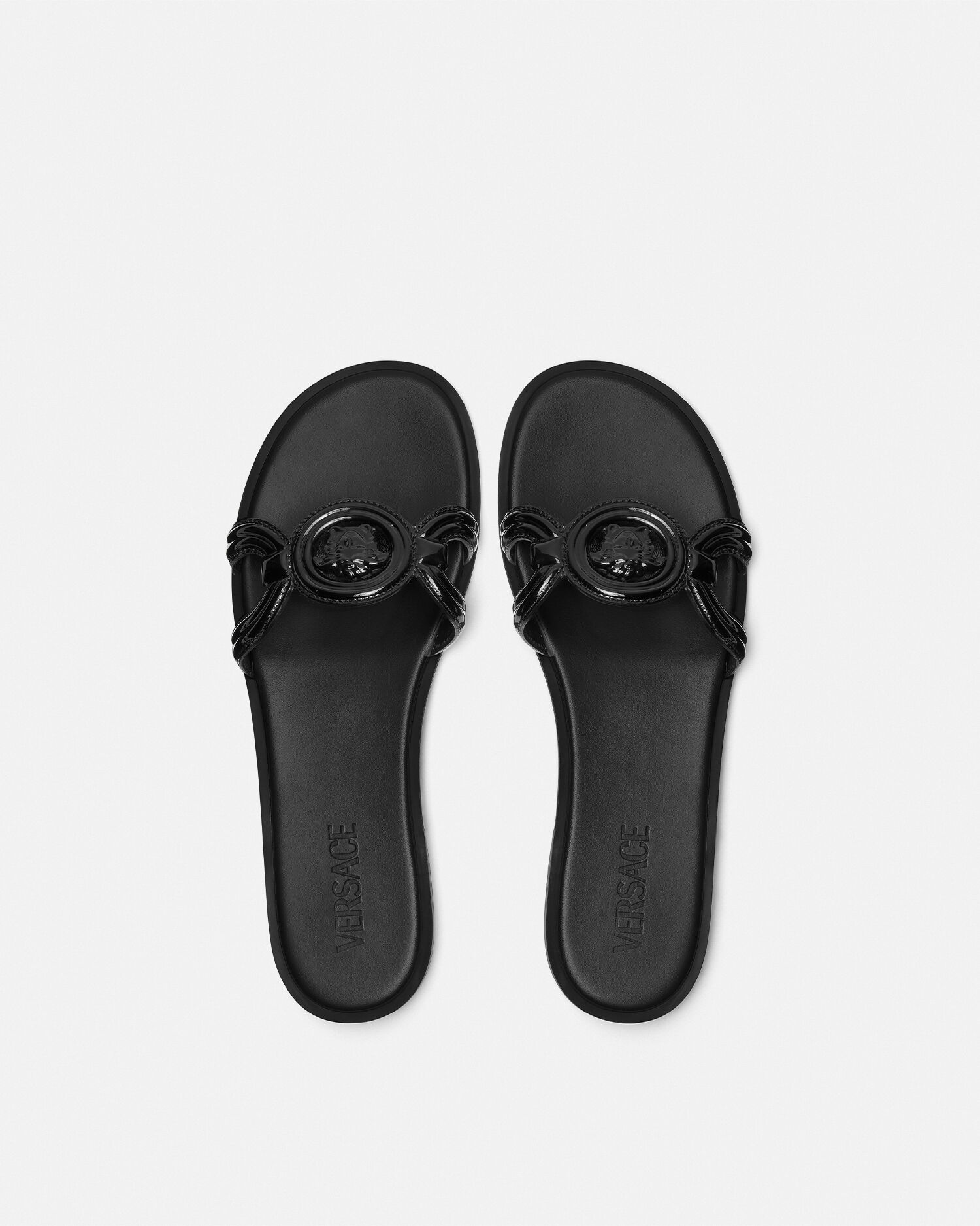 Medusa 95 Flat Sandals VERSACE RU